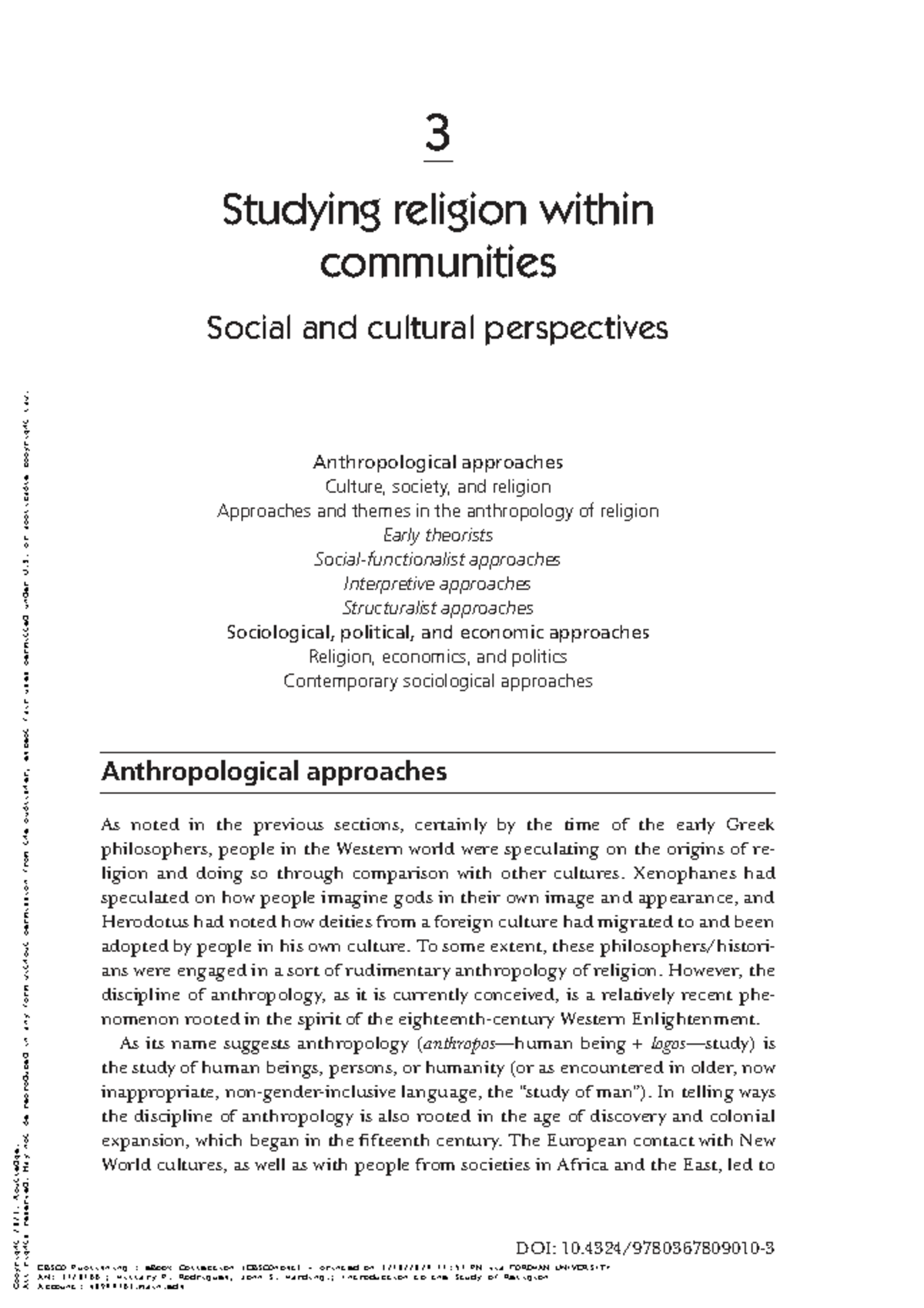 Sociological Perspectives on Religion: Insights from Key Theorists (REL ...