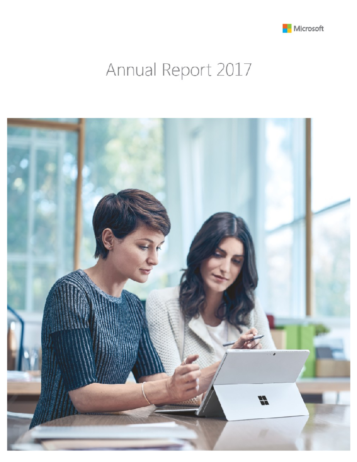 Microsoft 2017 Annual Report: Financial Highlights & Future Vision ...