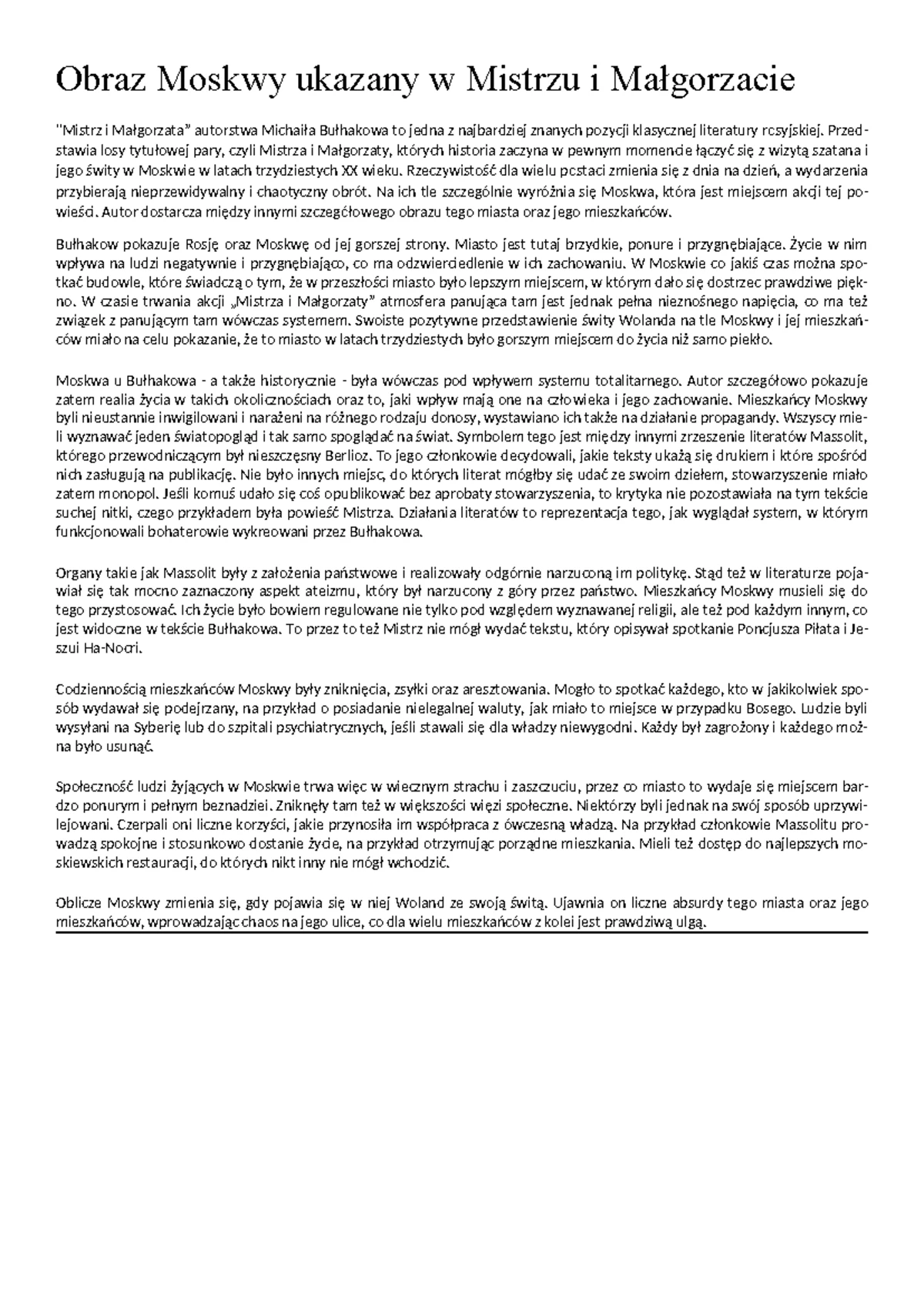 Mity narodowe w „Weselu” Wyspiańskiego: Analiza i Interpretacja - Studocu