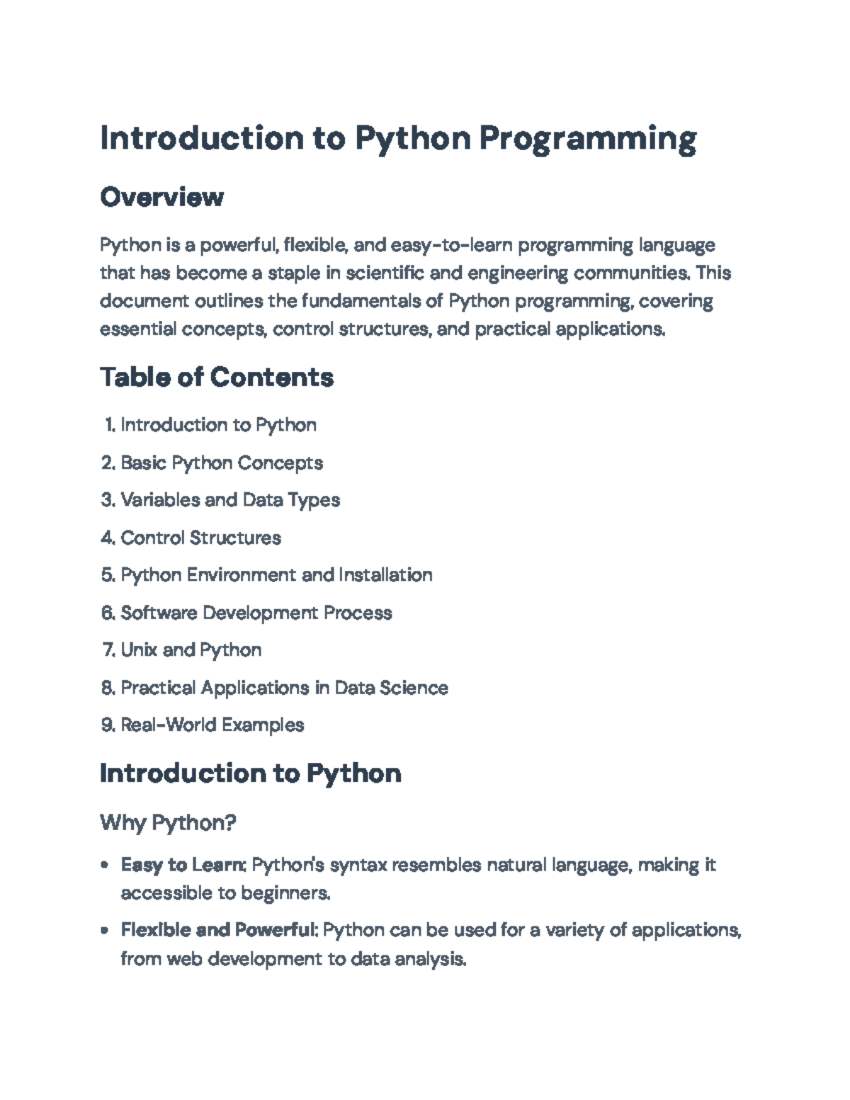 Introduction to Python Programming for COMP1005 - Comprehensive Guide ...