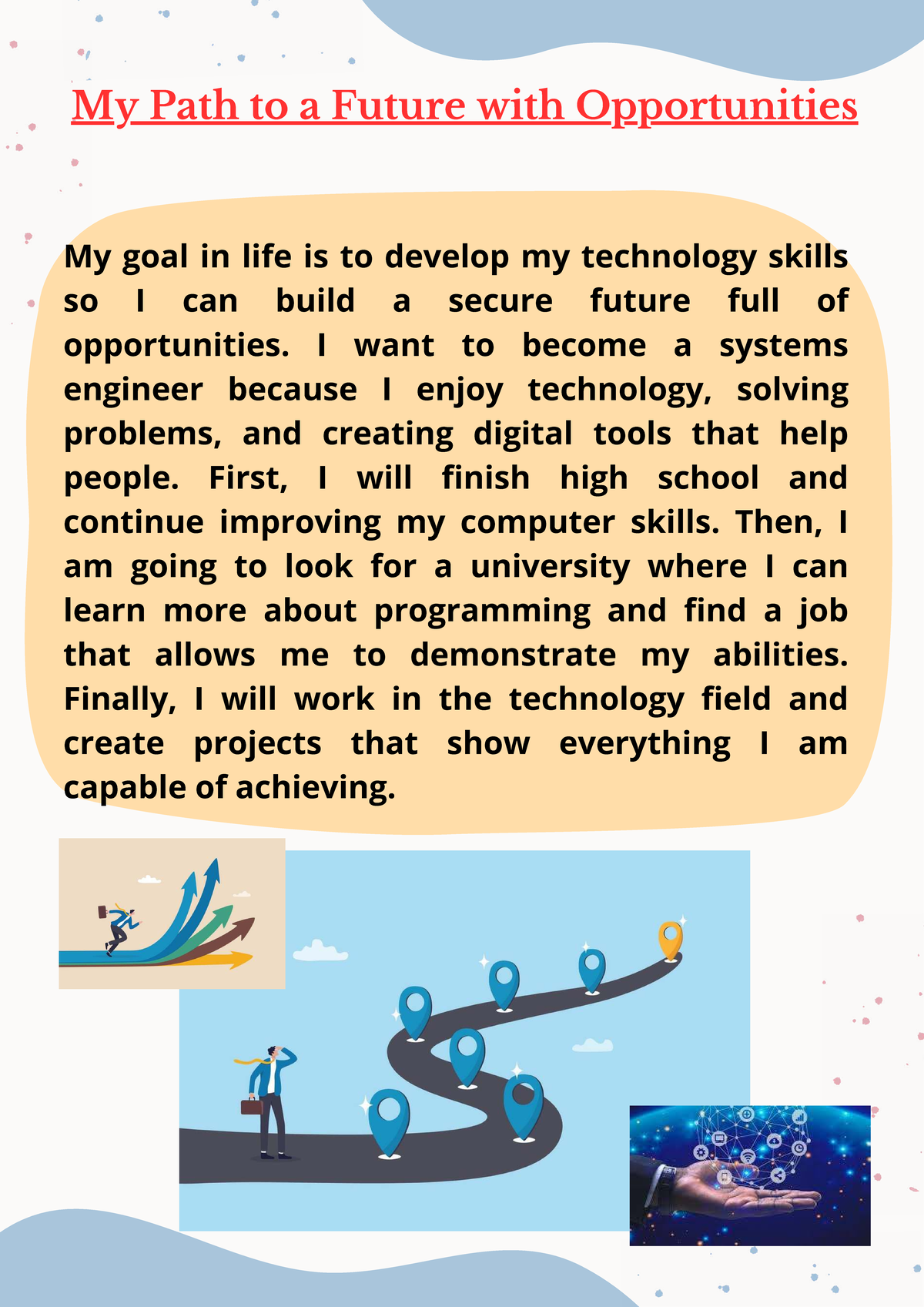 Inglés Final: My Path to a Future with Opportunities - Studocu