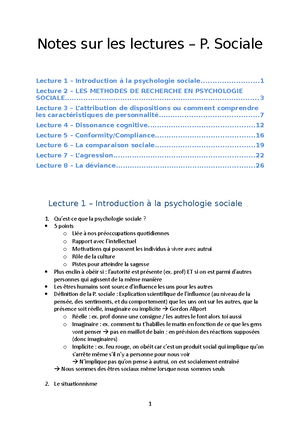 La réactance psychologique - La réactance psychologique Notes lecture ...