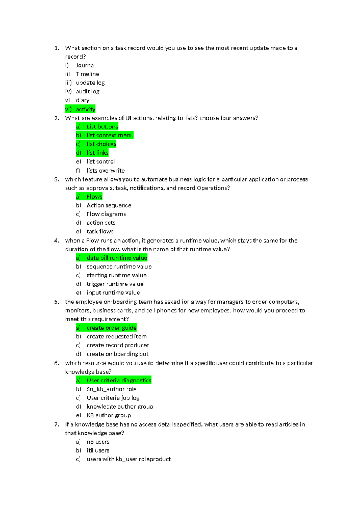 CSA PART 2 - Exam Practice Questions and Answers for Certification ...