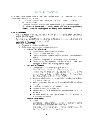 Human Body - Nursing note - Chapter 1: An Introduction to Human Body ...
