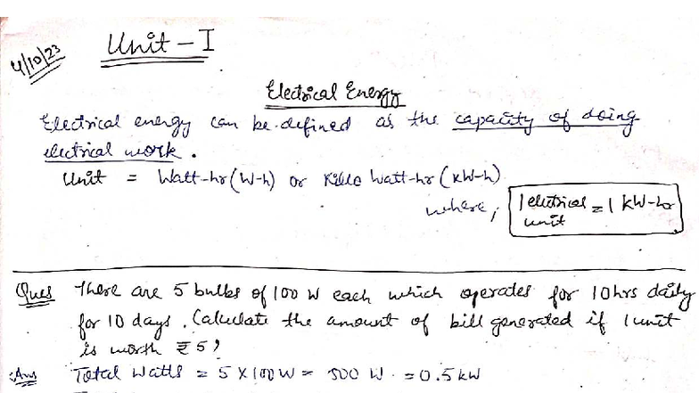Unit I: DC Circuits Fundamentals in Electrical Engineering - Studocu
