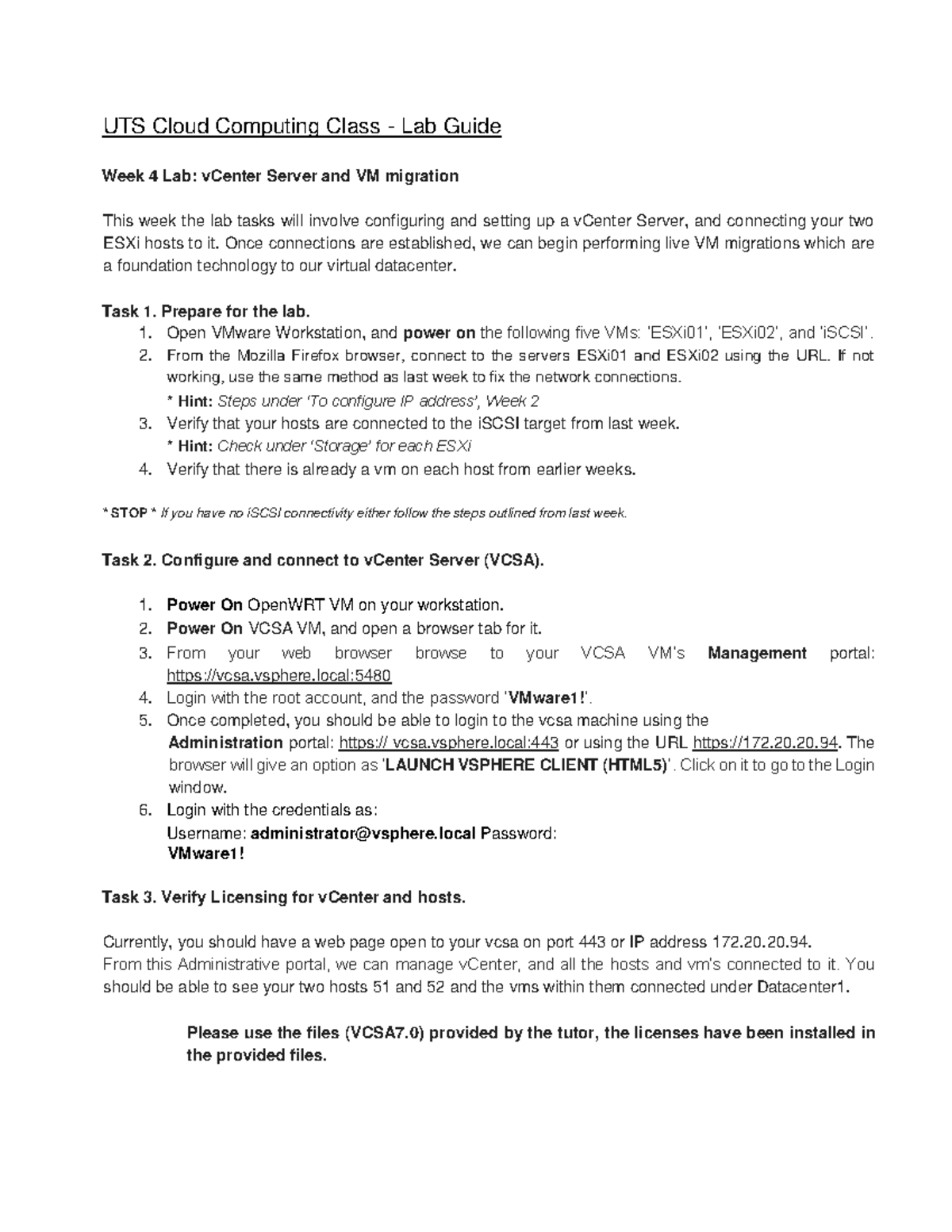 Week4Lab - Week 4 lab - UTS Cloud Computing Class - Lab Guide Week 4 ...