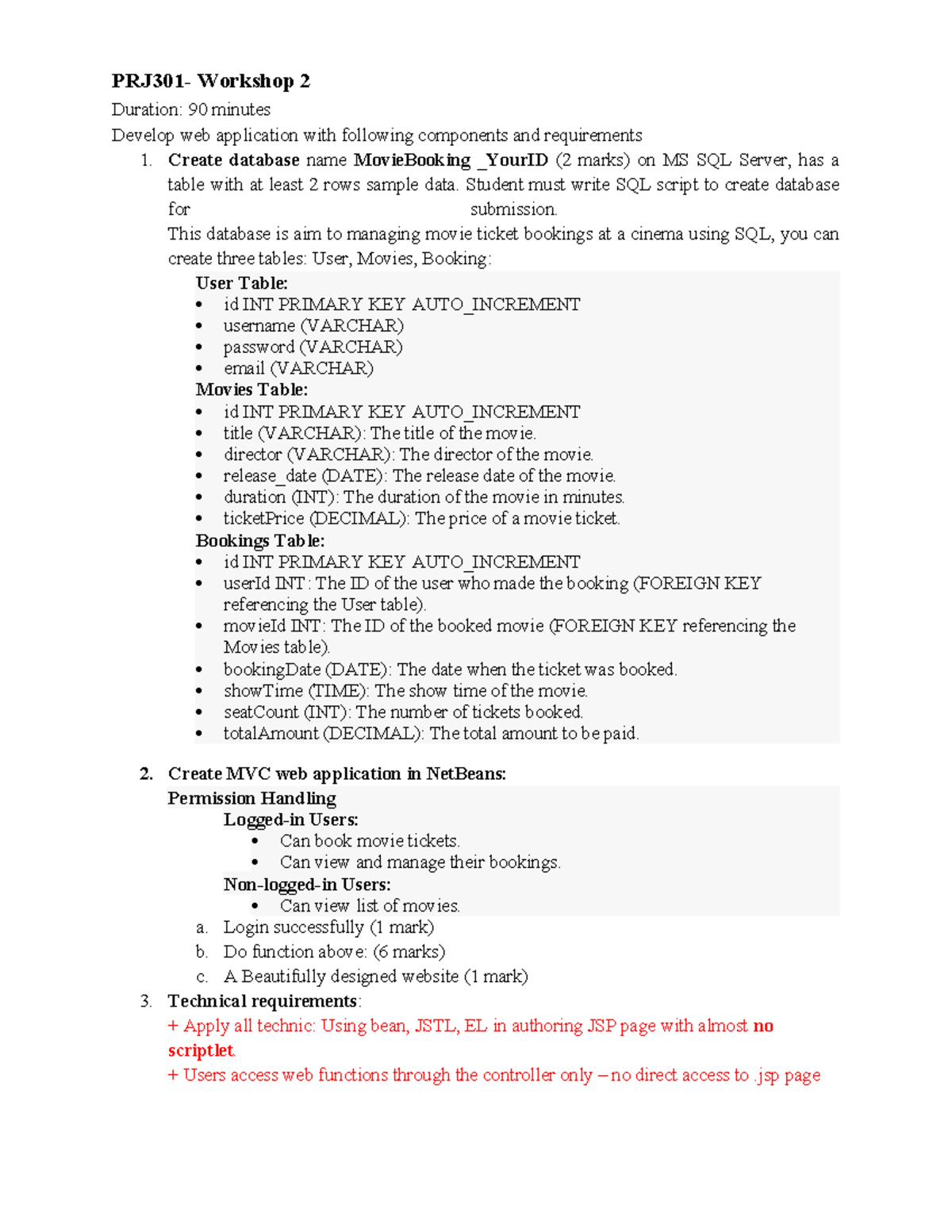 12 03 2025 PRJ301 Workshop 2 FA25 L2-SE18D05 - PRJ301- Workshop 2 ...