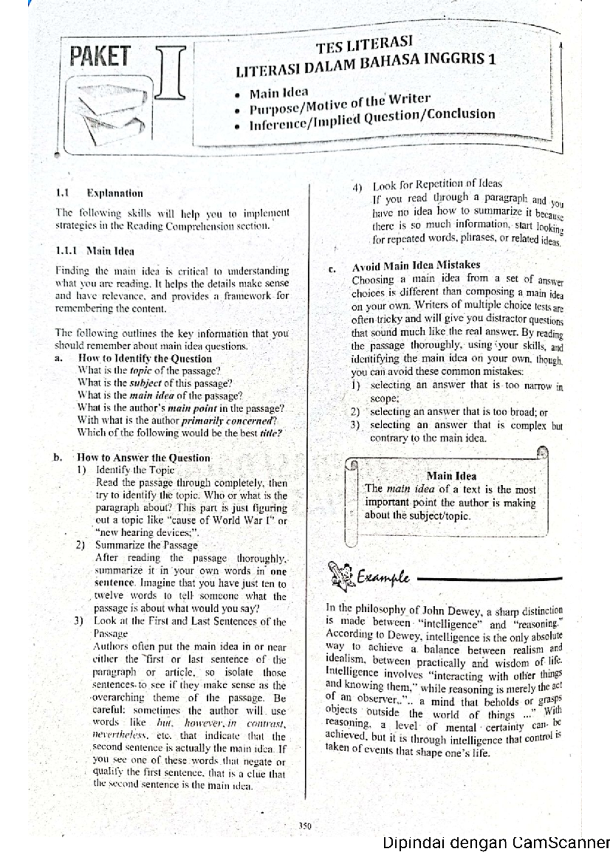 Paket 1 GO Notes - Comprehensive Overview - Studocu