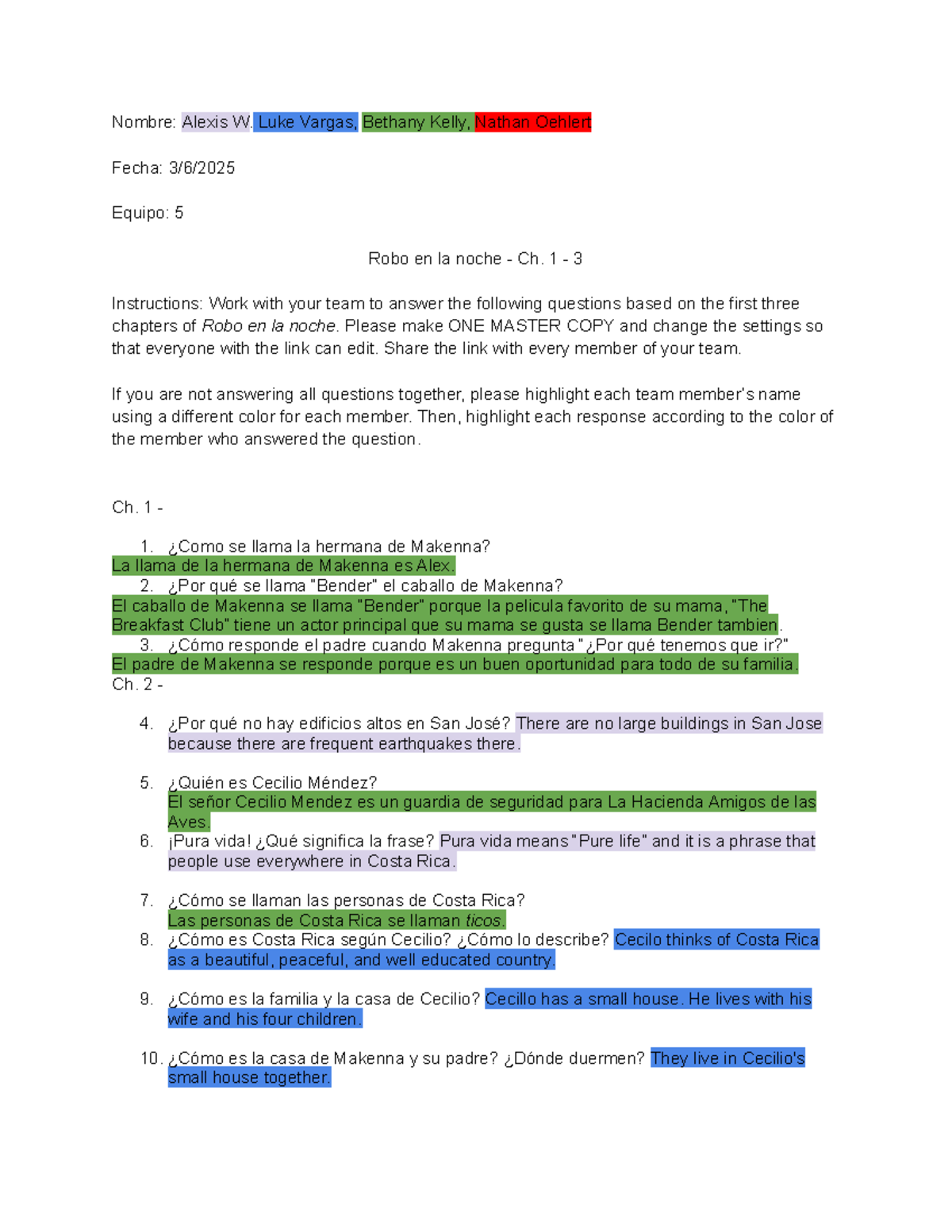 Equipo 5 - Actividad de Equipo #2 - Comprensión de Robo en la Noche (Ch ...