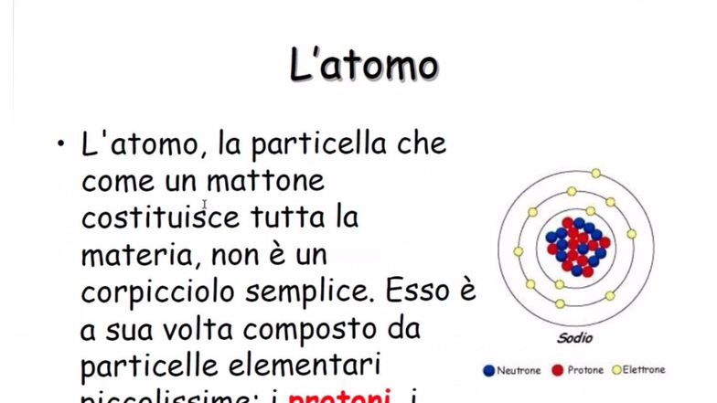 Biologia 1 - Lezione sull'Atomo: Struttura e Composizione - Studocu