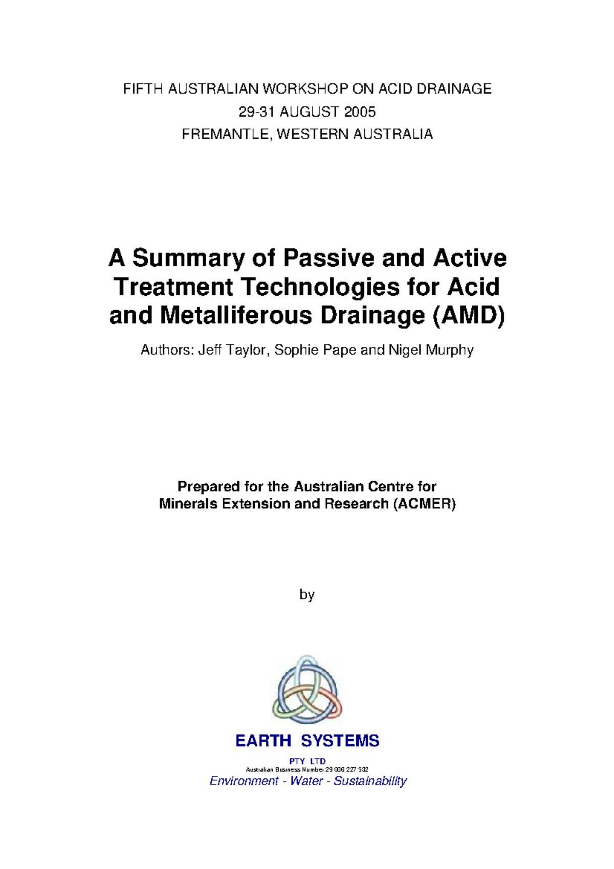 A Summary of Passive and Active Treatment Technologies for AMD (ACMER ...
