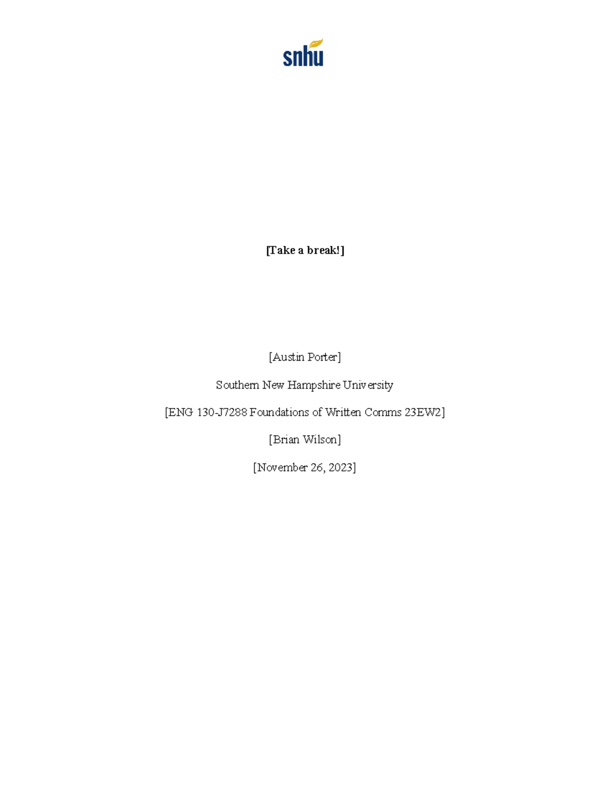 ENG 130 Final Project: Analyzing Stress in Family Life - Studocu