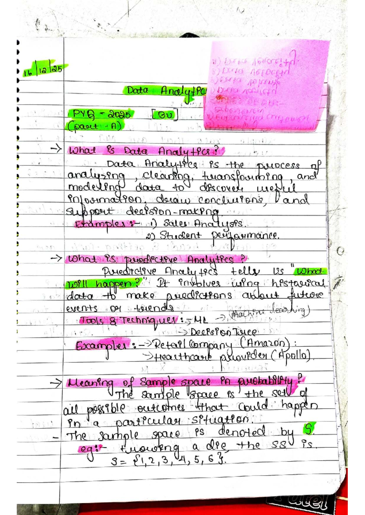 Data Analytics PYQ Solved - 5th Sem BCA (NEP) 2025 Part A - Studocu