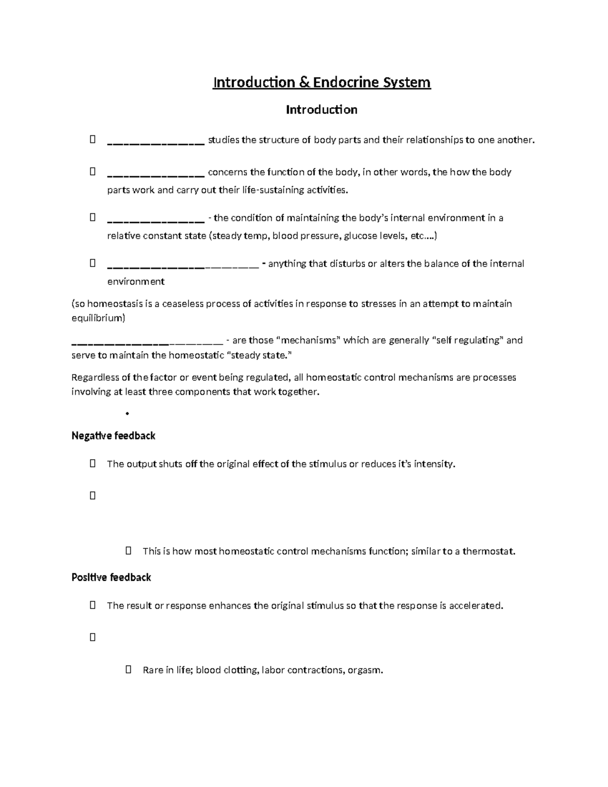 Introduction to the Endocrine System: Structure, Function, and ...