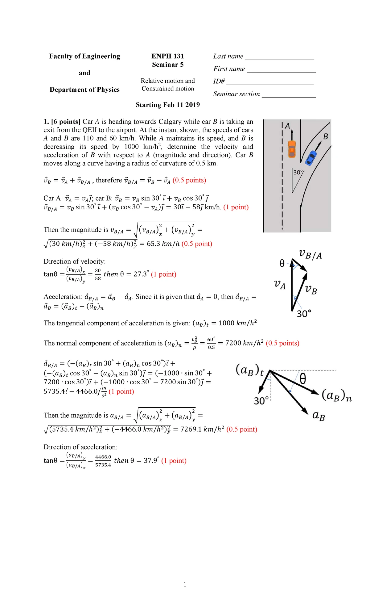 Physics 30 Comprehensive Formula Sheet for Students - Studocu