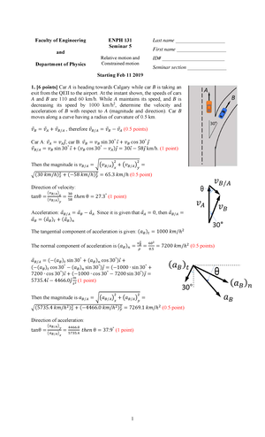 Physics 30 Comprehensive Formula Sheet for Students - Studocu