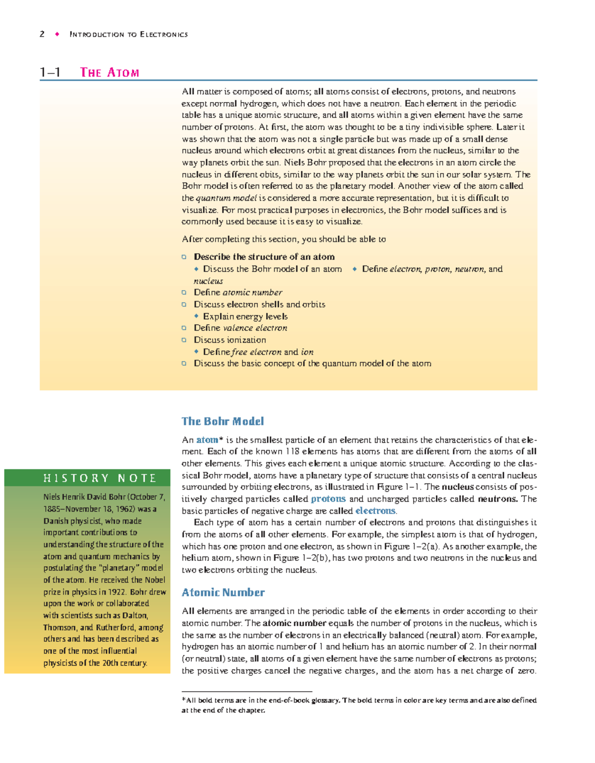 Introduction to Electronics: The Atom and Its Structure (ELEC 101 ...