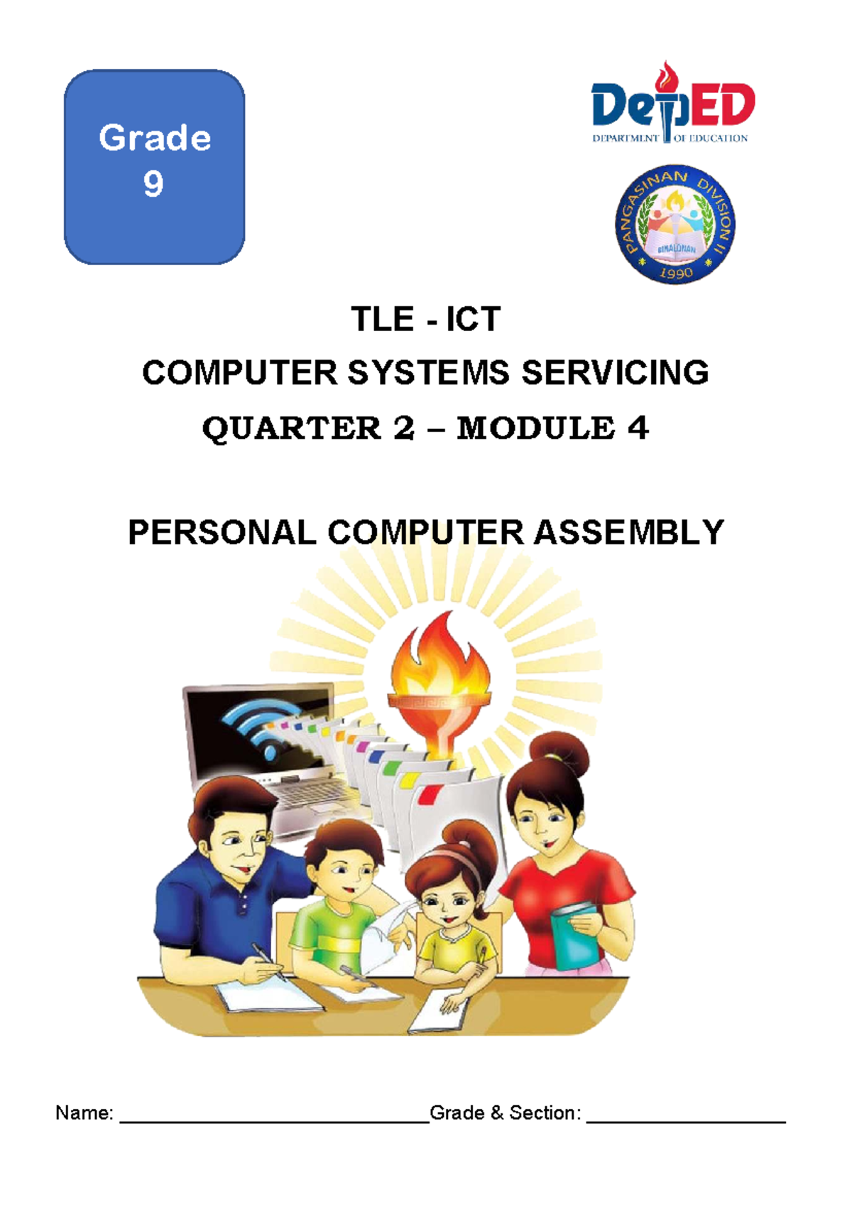 Q2 Module 4: Personal Computer Assembly Guide for G9 TLE ICT - Studocu