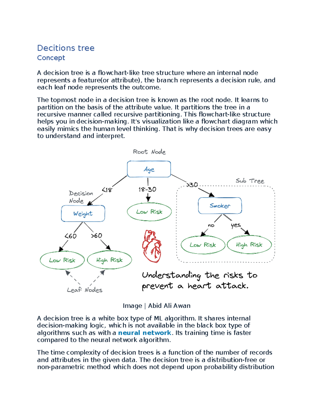 Decision Trees: Key Concepts, Attribute Selection, and Usage - Studocu