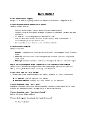 Global Religions in the 21st Century: Understanding Diversity and ...