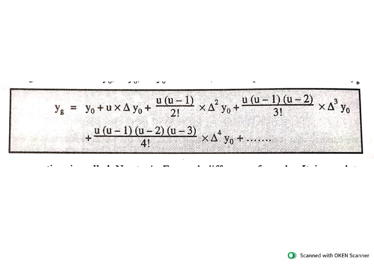 Maths Chapter 3: Forward and Backward Difference Tables Explained - Studocu