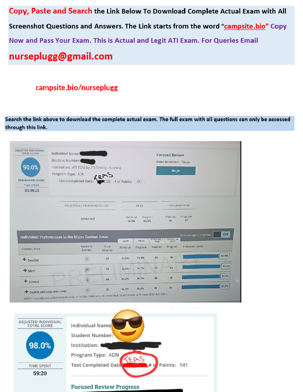 Ace ATI TEAS 7 2026 Exam: All 4 Sections with Correct Answers - Studocu