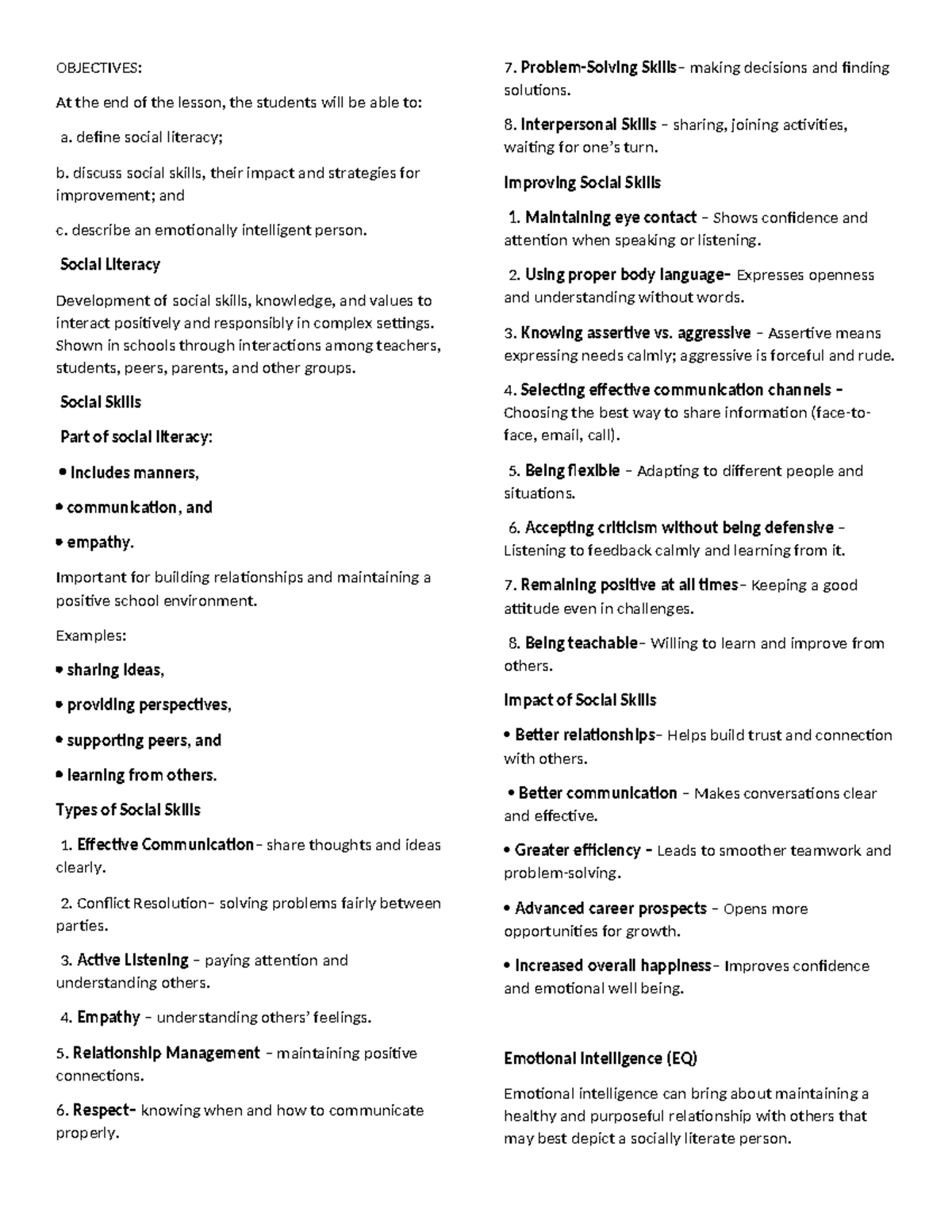 Emotional Intelligence Strategies: Enhancing Social Skills and ...