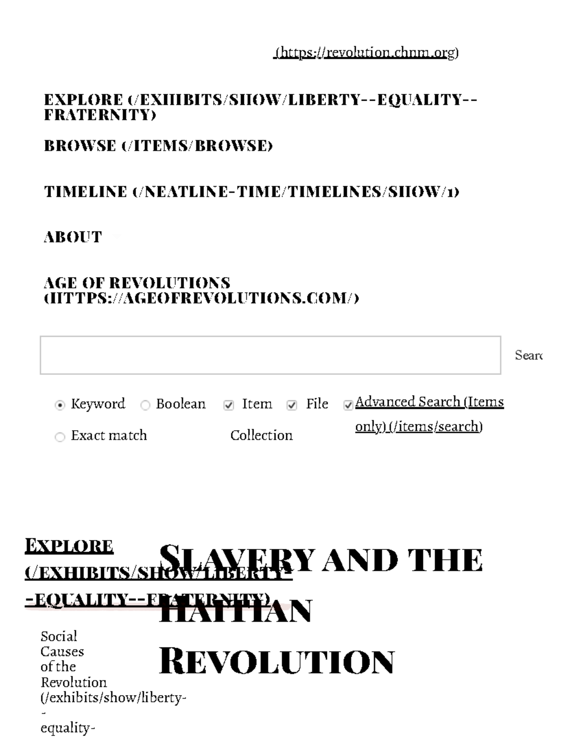 Slavery and the Haitian Revolution: A Study on Transformative Agitation ...