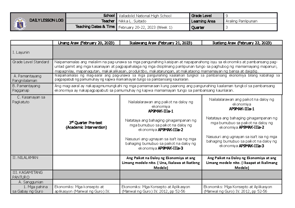 TLE6 ICT WK 07 Penaso - TLE 6- ICT Learning Module Grade 6- First ...