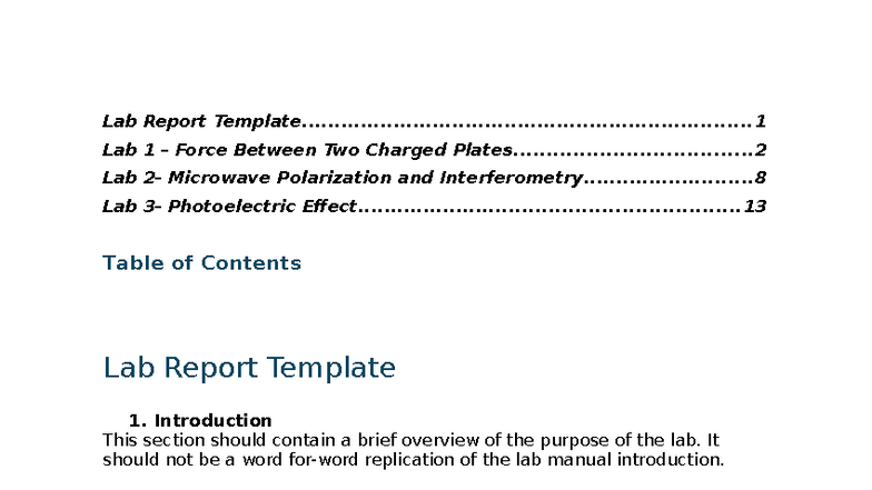 Phys 201 Lab Report: Wave Properties of Light and Photoelectric Effect - Studocu