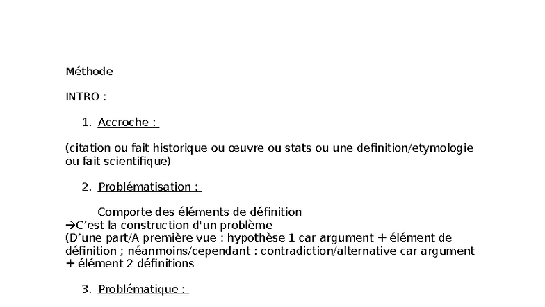 Méthode de Dissertation en Philosophie - Guide Complet - Studocu