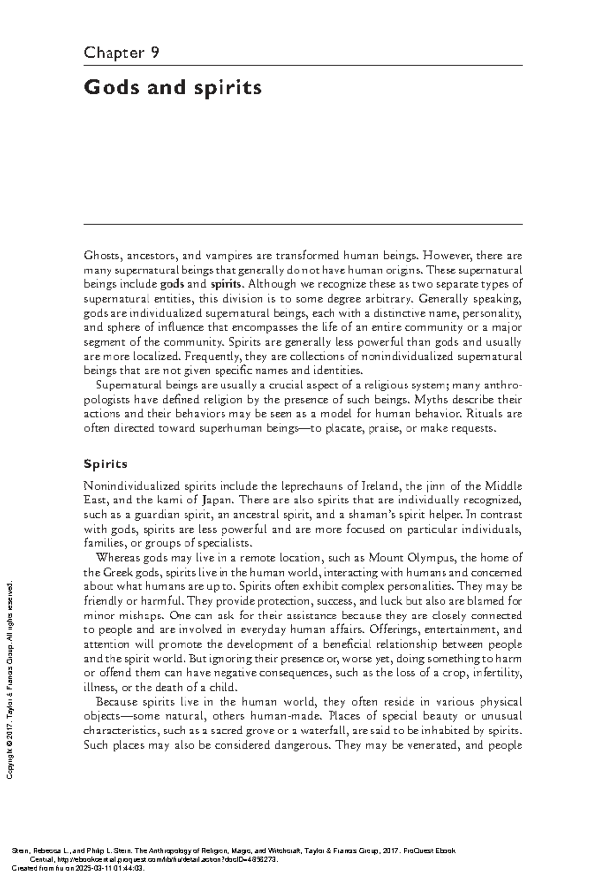 Anthropology 101: Insights on Gods and Spirits in Religion & Magic ...
