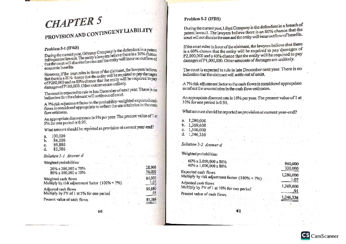 Provision Bonds Payable Problems and Solutions (IFRS) - Studocu