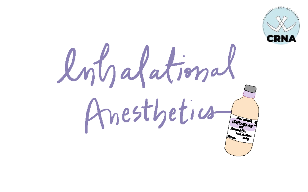 Anesthetic Gases (ANES 101): Mechanisms and Effects Study Notes - Studocu