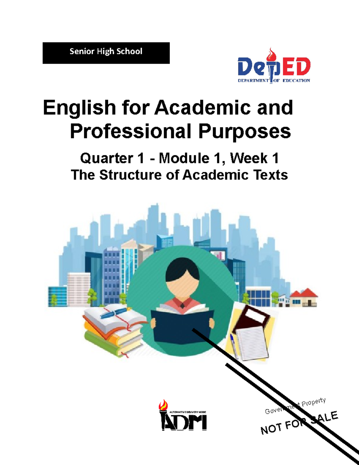 English-for-Academic Quarter 1 Module 1 Week 1 Grade 12 - Gover nment ...