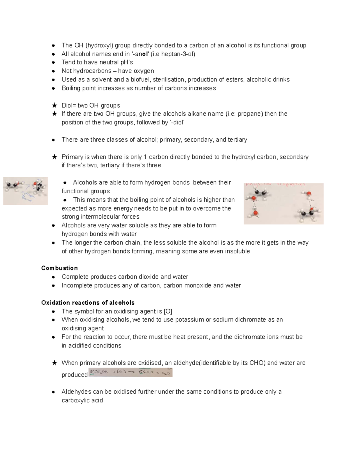 Alcohols: Functional Groups, Oxidation, and Reflux Techniques (Chem 101 ...