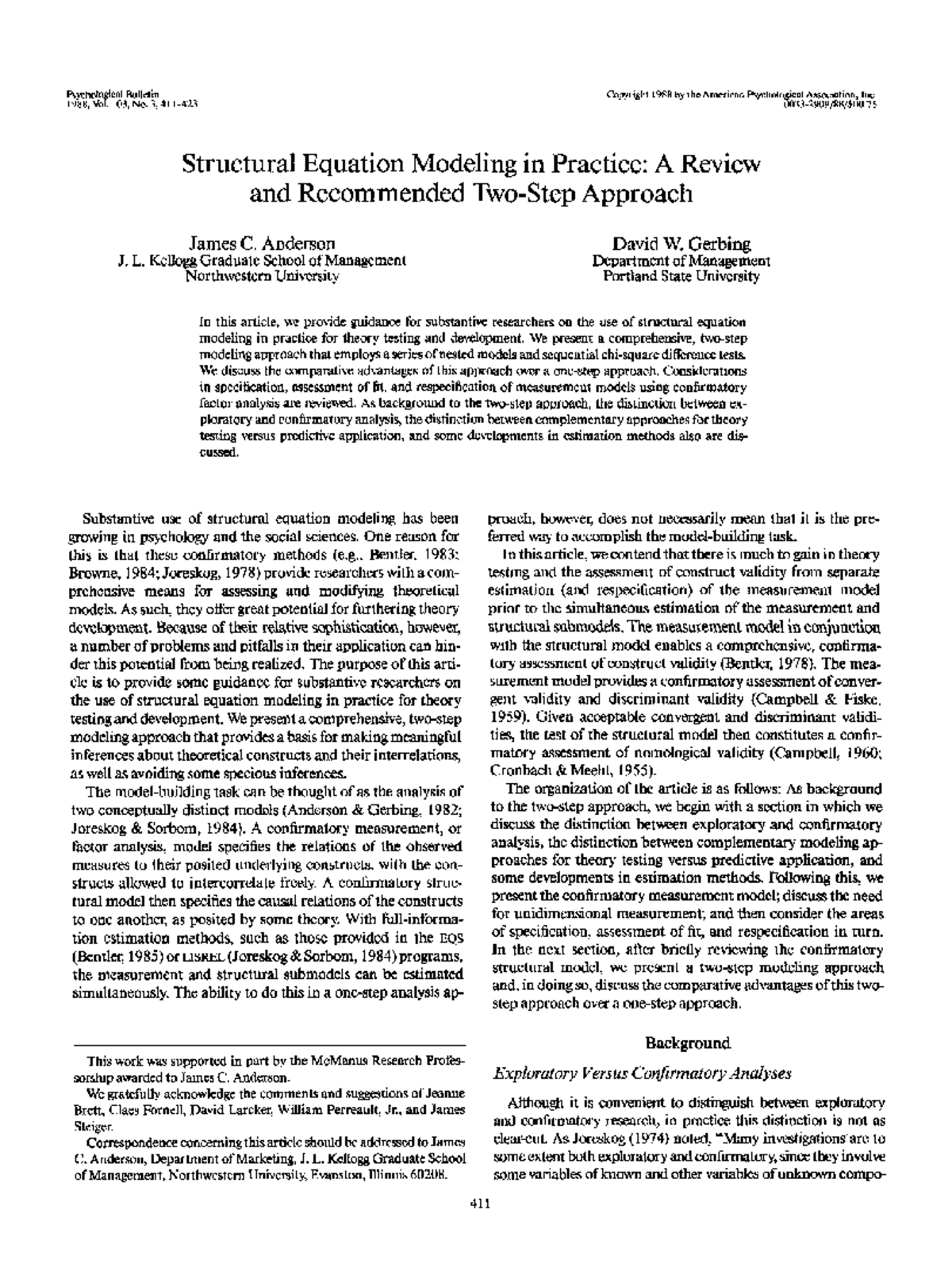 Structural Equation Modeling in Practice: A Guide by Anderson & Gerbing ...