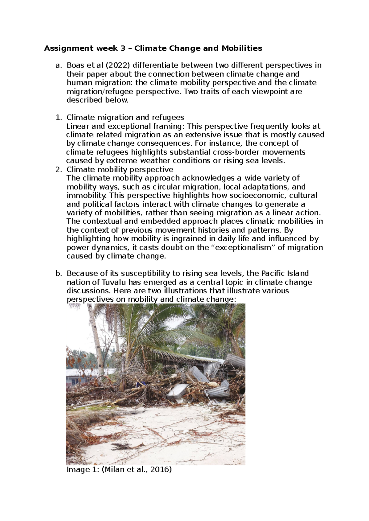 ENP22803 Assignment Wk 3: Climate Change & Mobilities Analysis ...