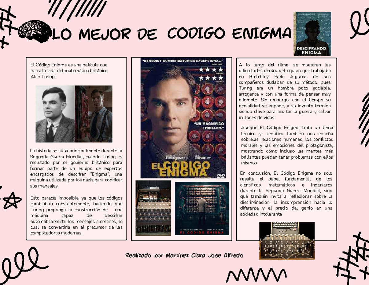 Análisis de "El Código Enigma": Reflexiones y Contexto Histórico - Studocu