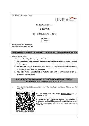 Structuring Your Portfolio of Evidence for Unit Standard 116344 - Studocu