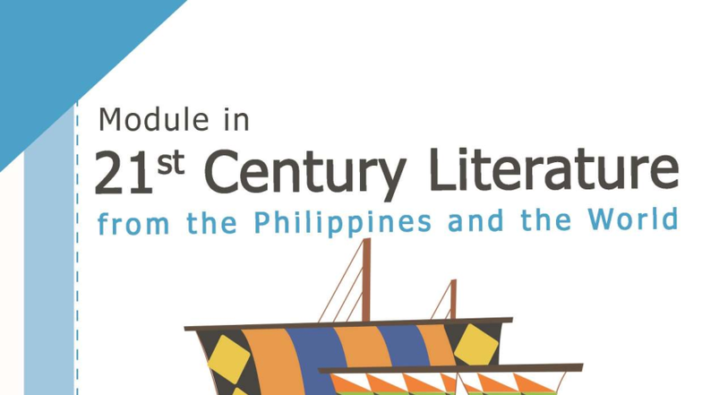 21st Century Lit Module 3: Exploring Philippine & Global Literature ...