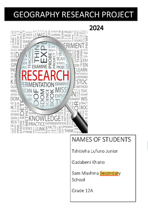 GR 10 Essay Project Based Learning Teachers Guide - TYPE OF TASK: MINI ...