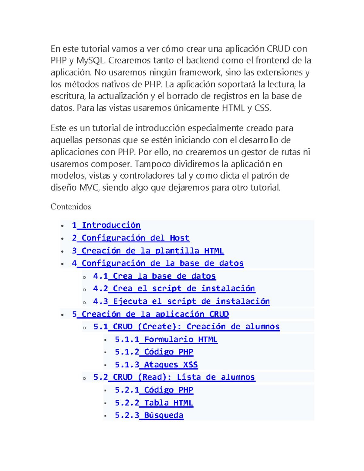 CRUD PHP Y Mysql - En este tutorial vamos a ver cómo crear una ...