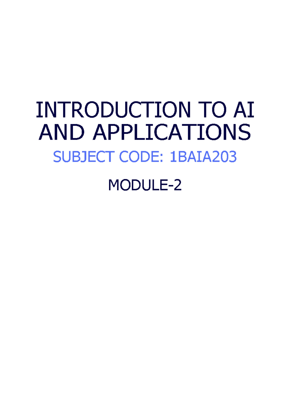 1BAIA203 Module 2 - Notes on Prompt Engineering Techniques - Studocu