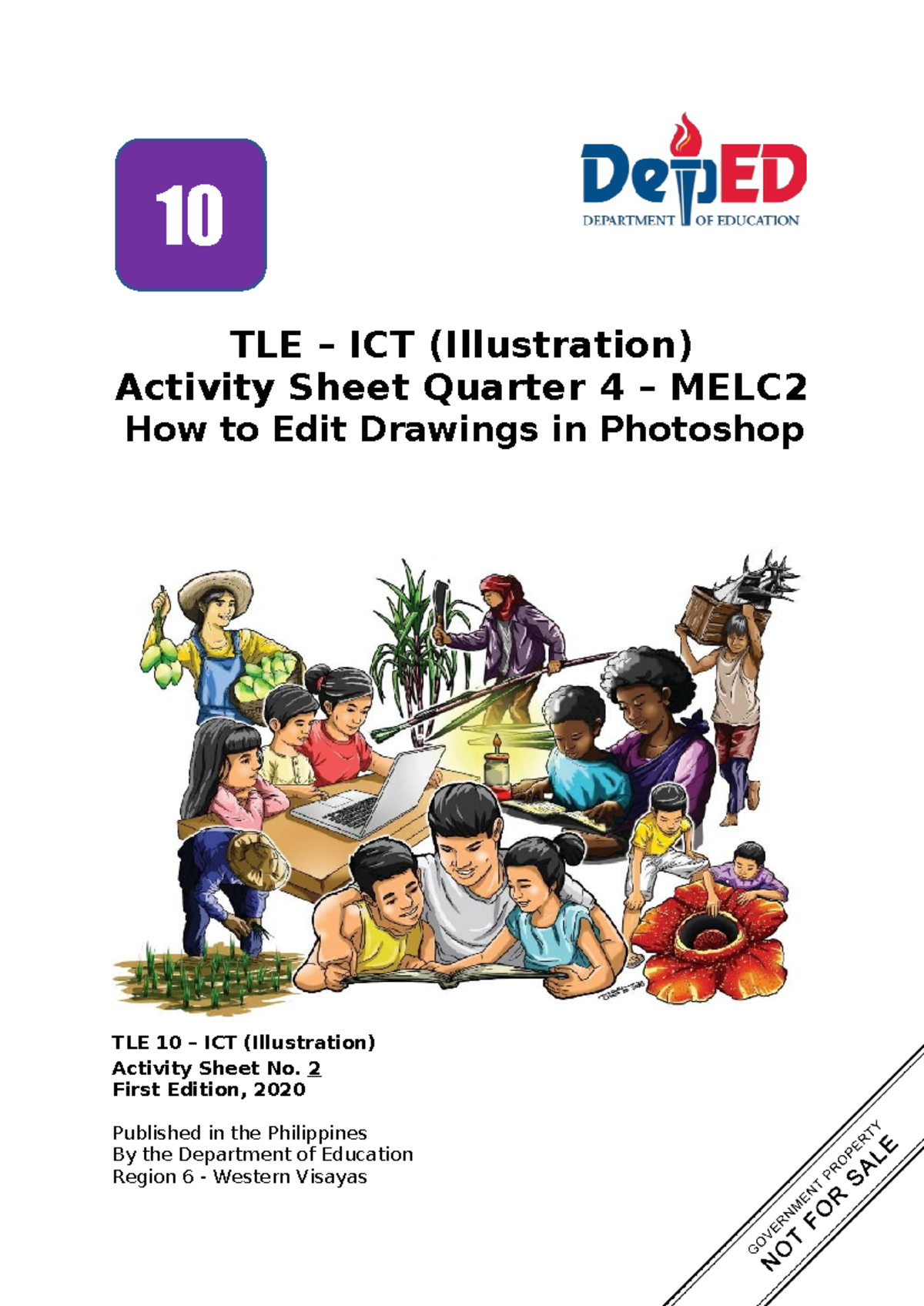TLE 10 ICT (Illustration) LAS 2: Editing Drawings in Photoshop - Studocu