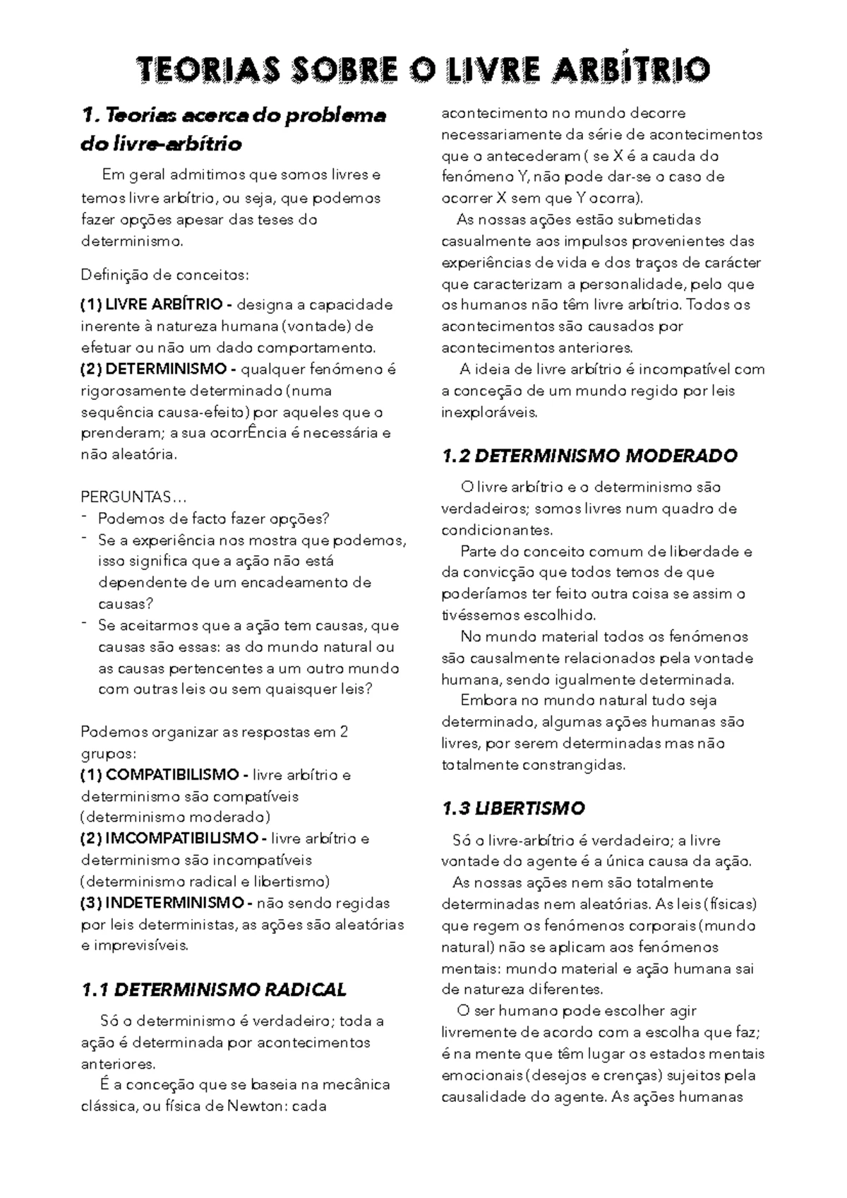 Resumos 10.º Ano filosofia toda matéria completa ano letivo 2019/2020 ...