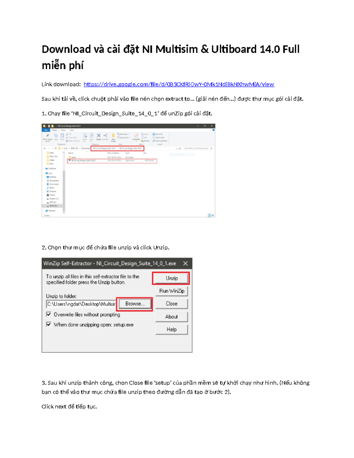 Hướng dẫn cài đặt & Cr@ck NI Multisim-Ultiboard 14.0 chi tiết - Studocu