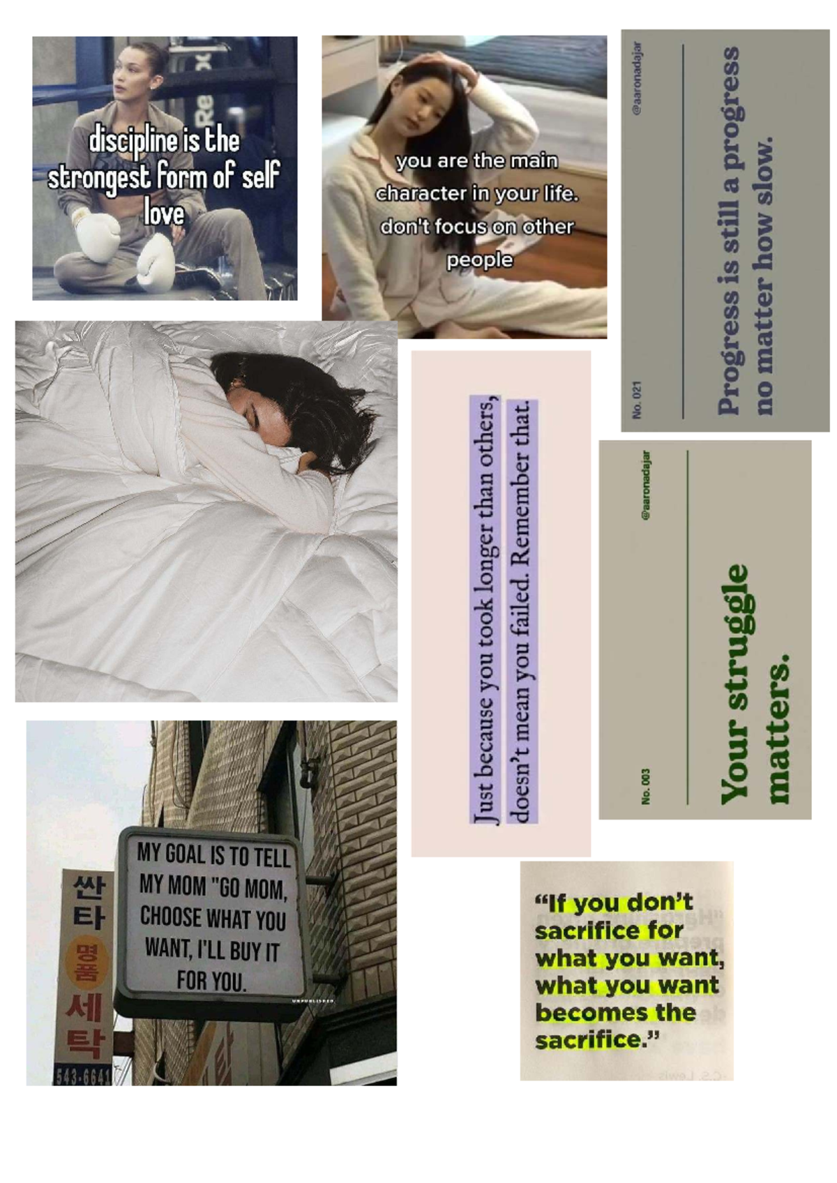 Vision Board Insights: Self-Discipline & Personal Growth - Studocu