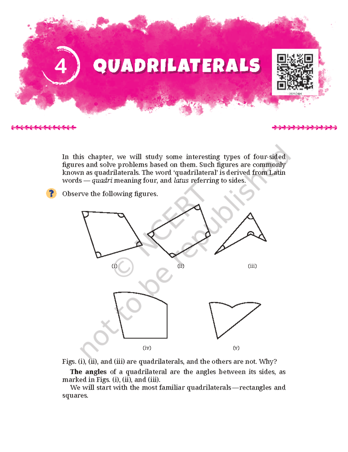 Chapter 4: Understanding Quadrilaterals (MATH 104) - Studocu