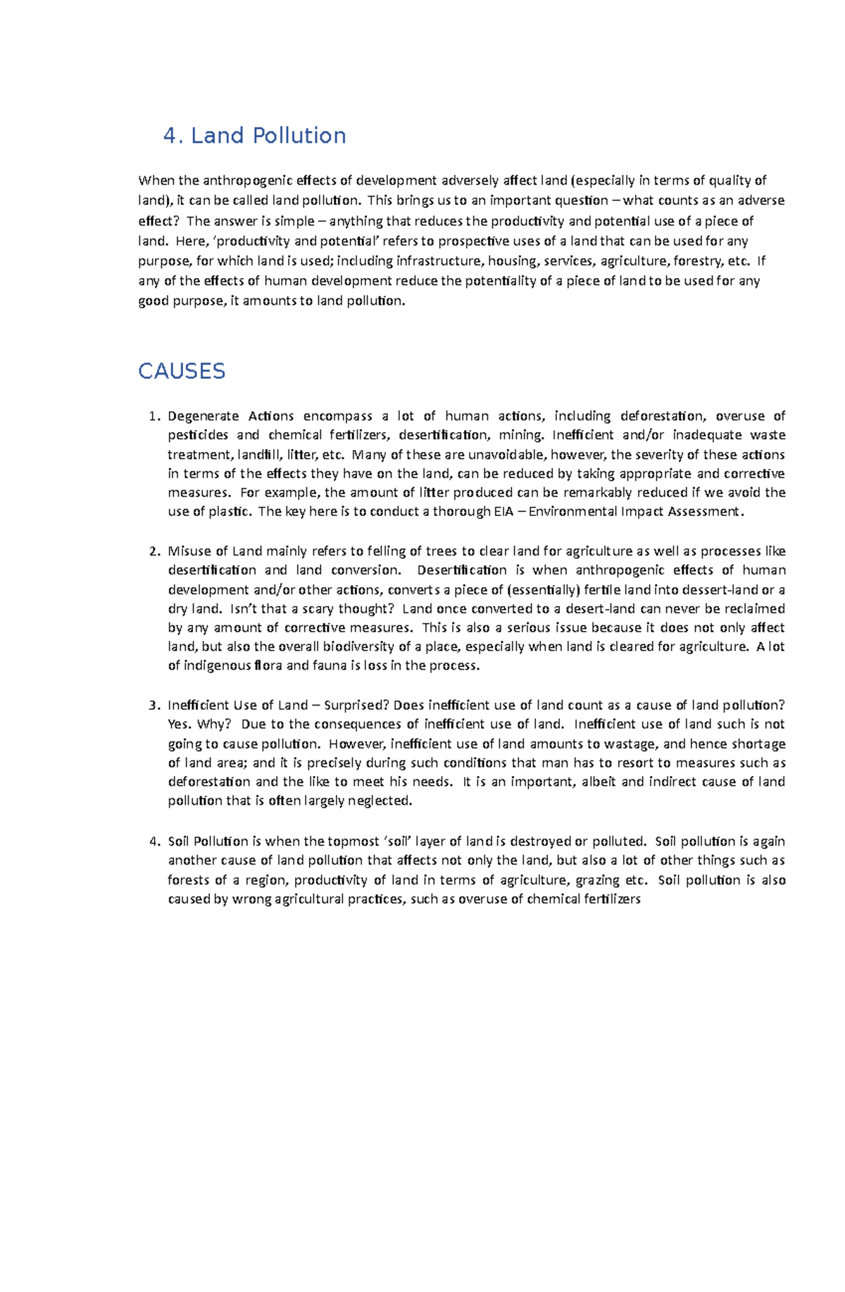 Module 6: Land Pollution & Noise Pollution in Environmental Science ...
